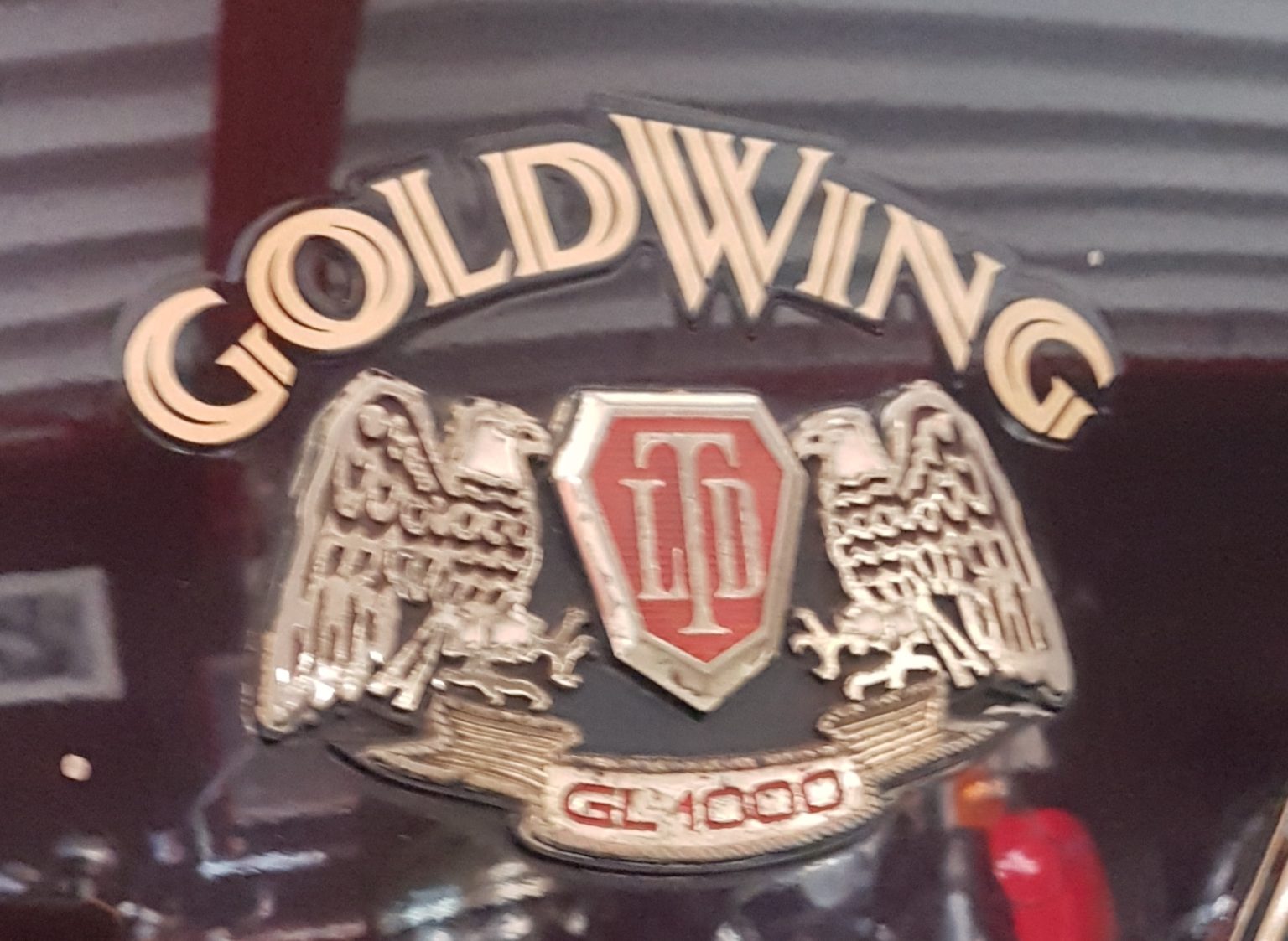 GL 1000 LTD side cover sticker set GOLDWING ( 2 pieces ) ( not the LTD ...